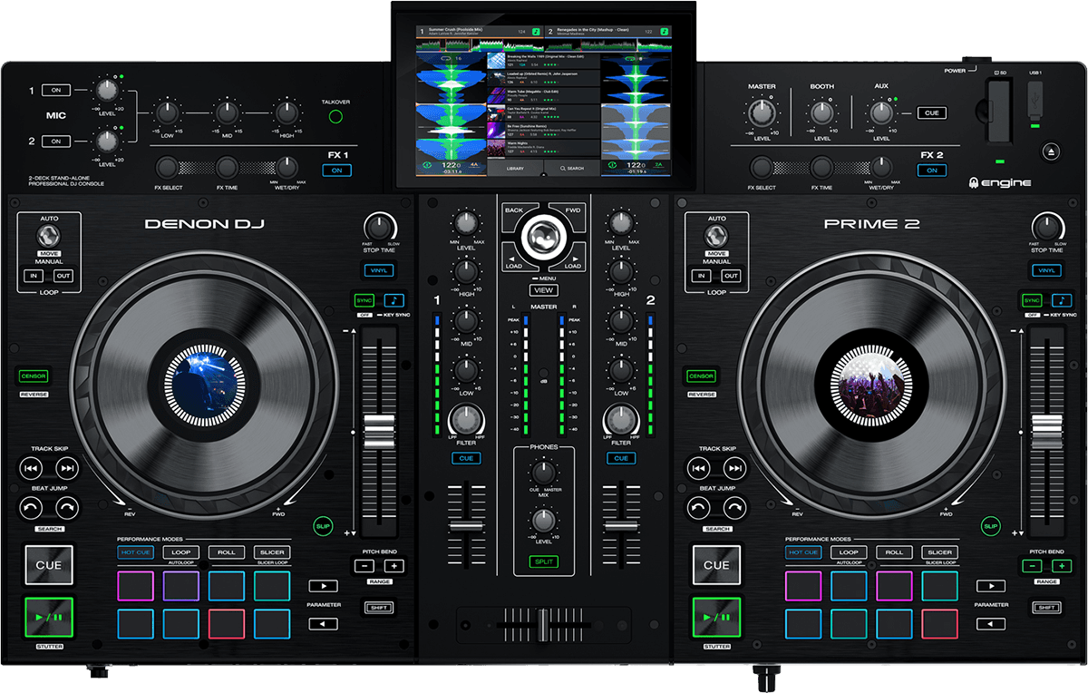 Standalone dj controller Denon dj Prime 2