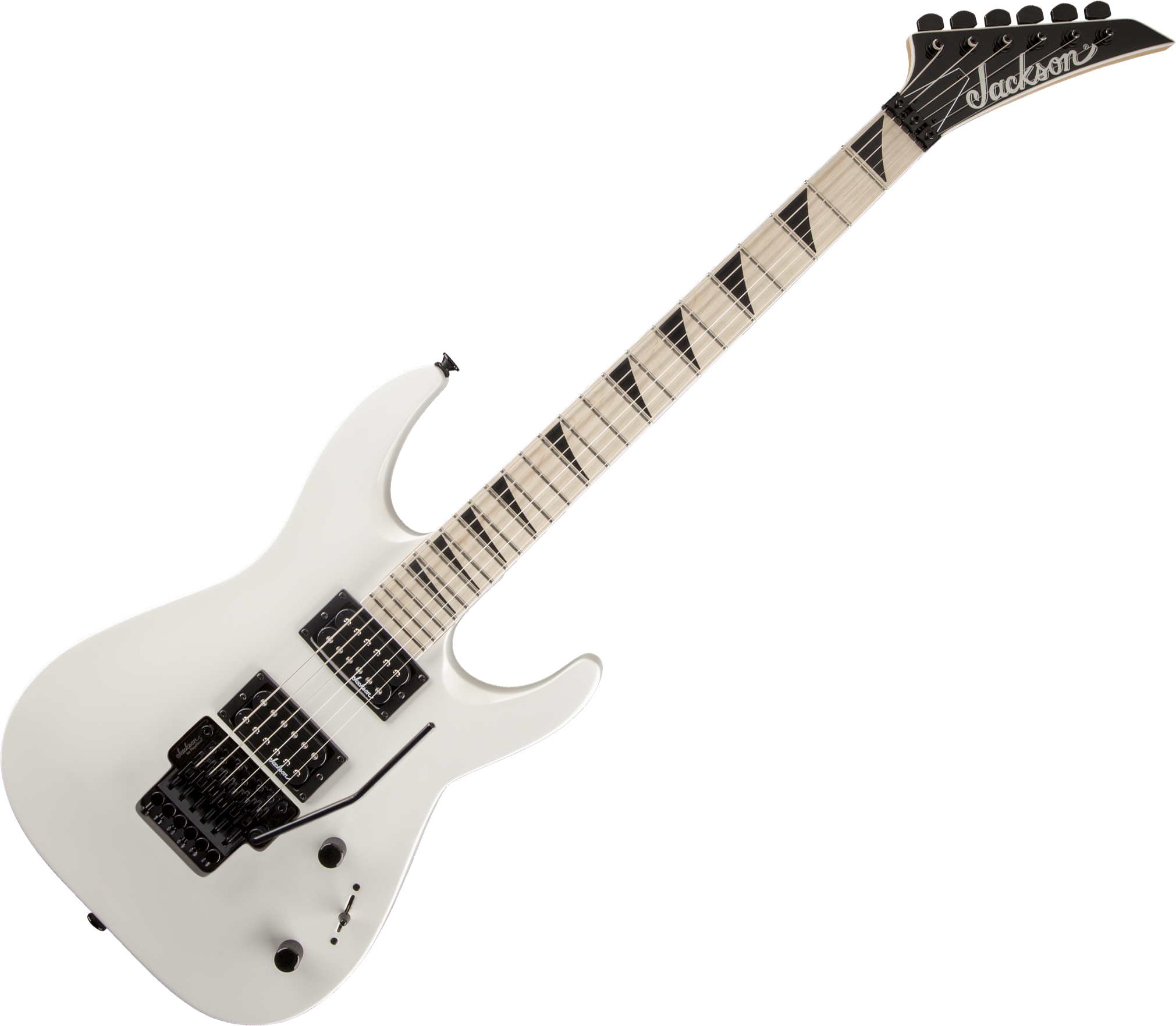 Solid body elektrische gitaar Jackson Dinky JS32 DKA-M - snow white wit