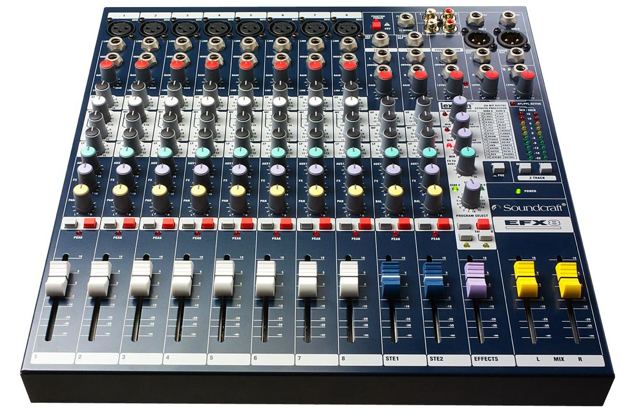 Analoge mengtafel Soundcraft EFX 8